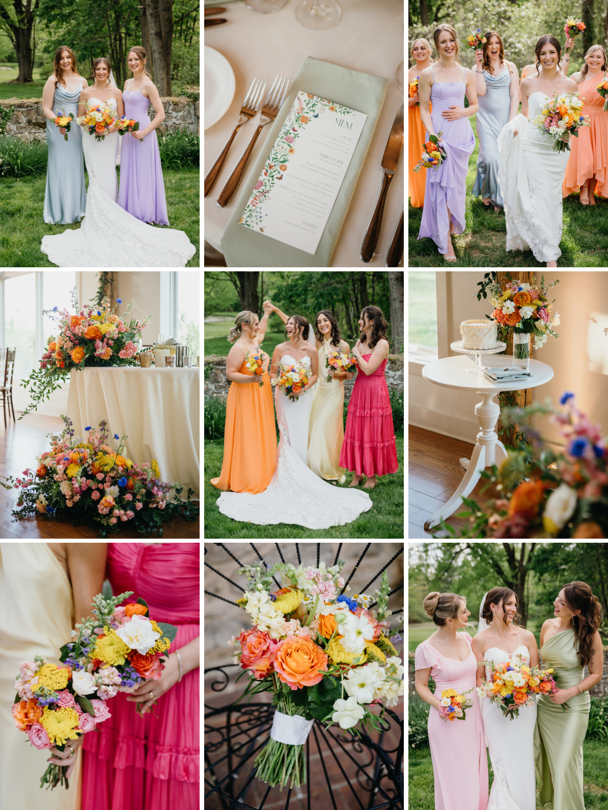 Color Palette Inspiration from Real Weddings